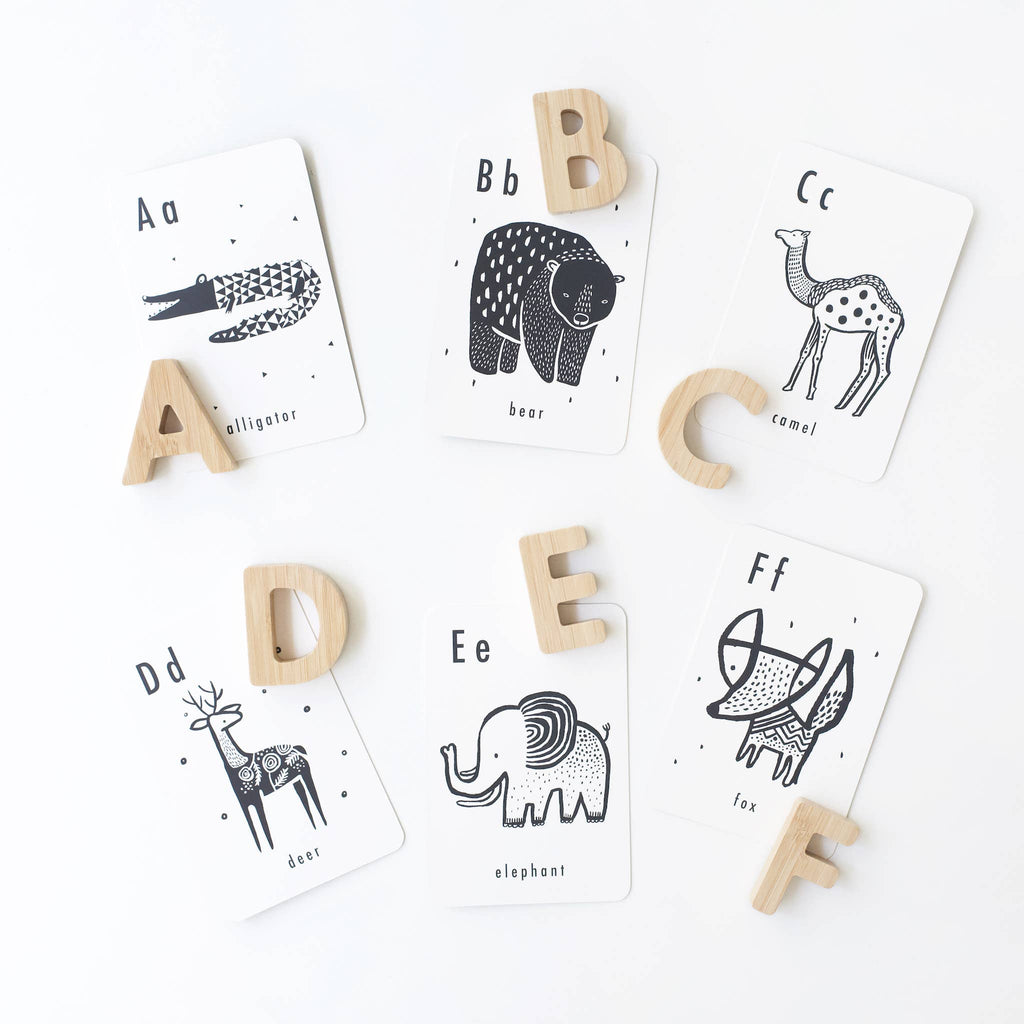 alphabet cards | animal | wee gallery – Rough & Tumble