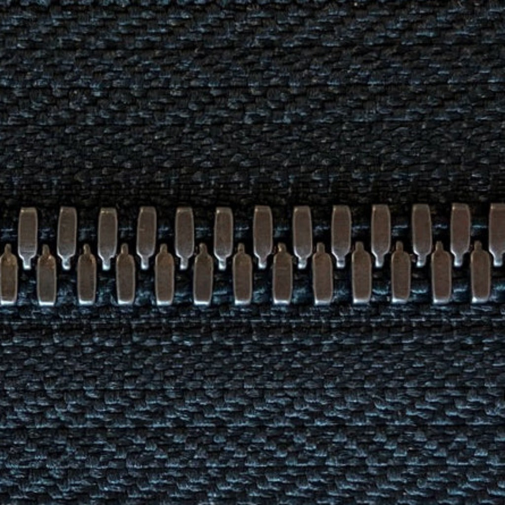 dark grey | antique | zipper swatch – Rough & Tumble