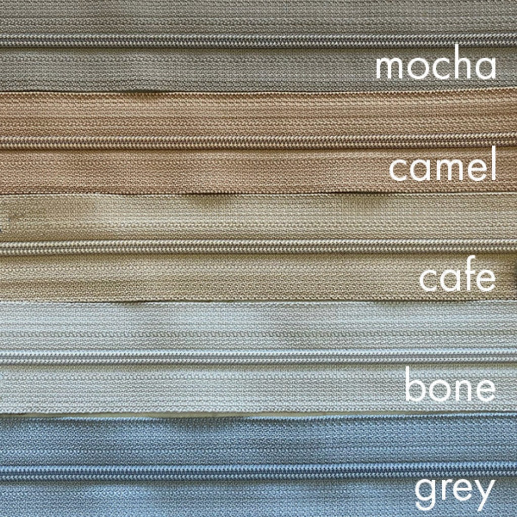 grey | nylon | zipper swatch – Rough & Tumble